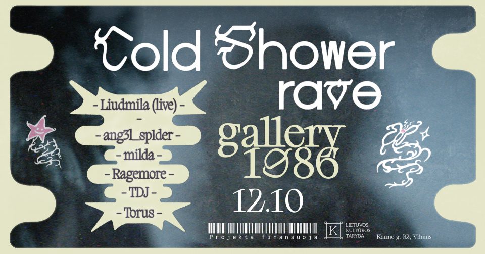 Cold Shower Rave: sentimentalių elektroninių ritmų skambesys buvusioje ...